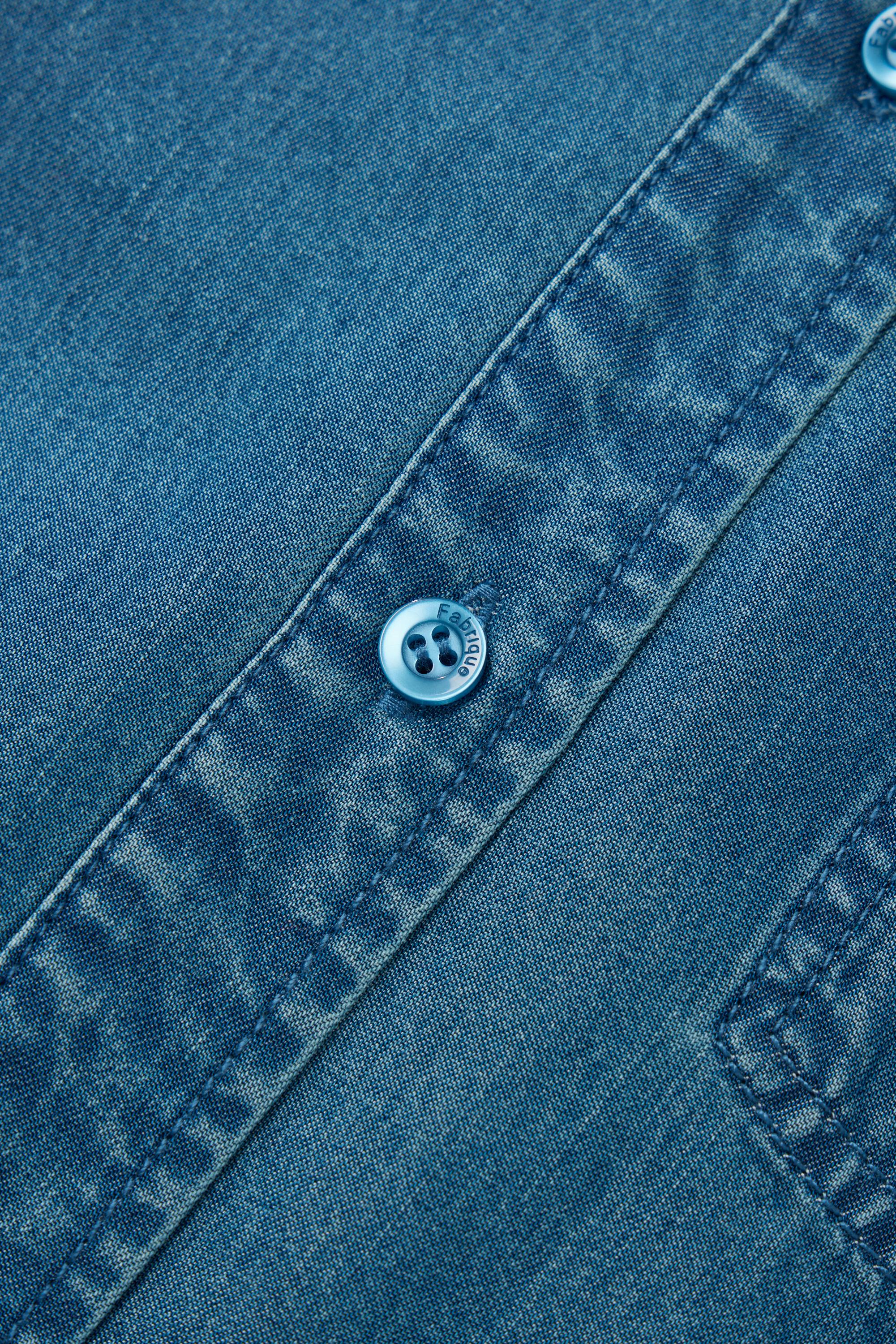 Willo Blue Tencel Denim Shirt – fbrq.com