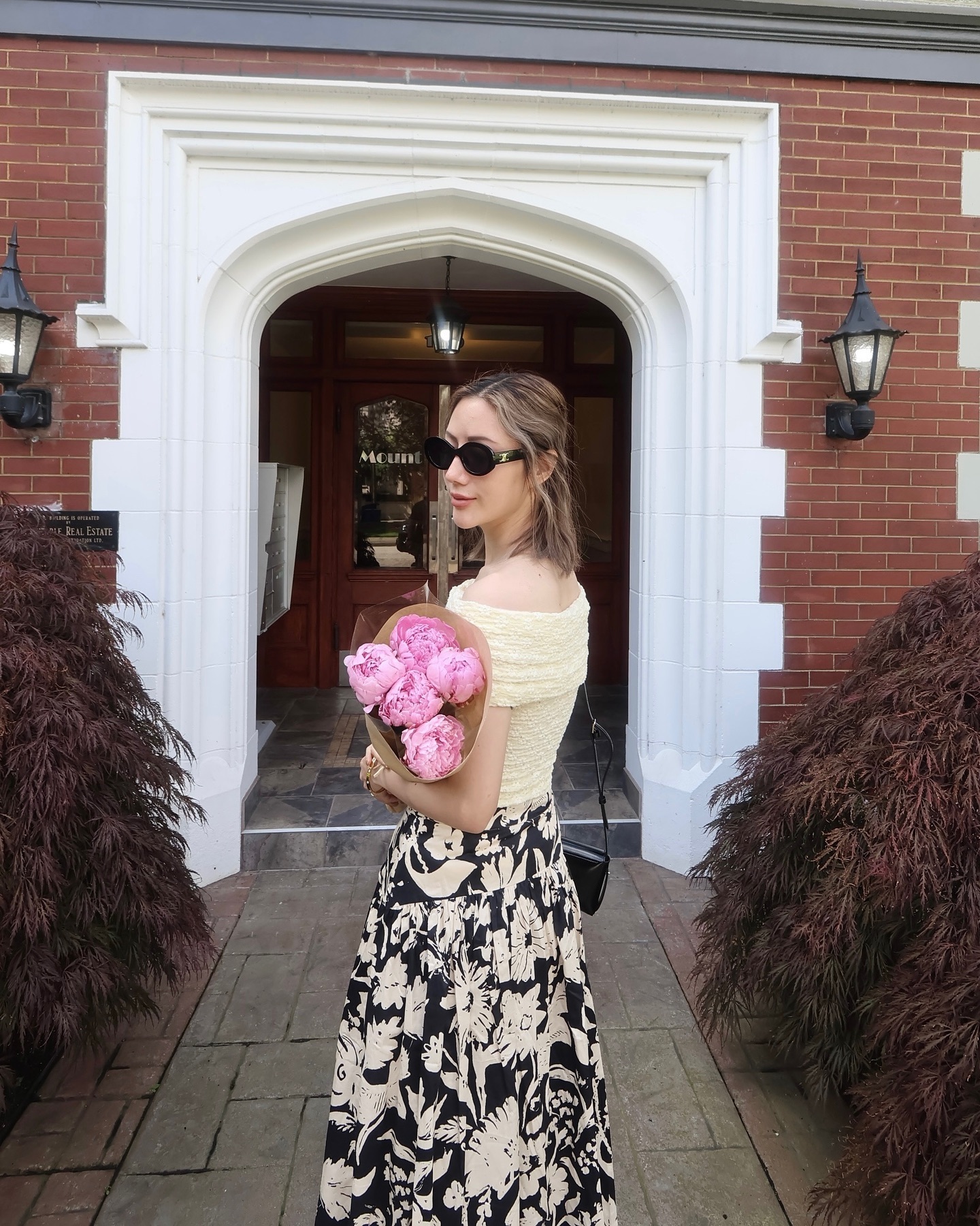 Radiant Print Skirt in Matte Cotton – fbrq.com