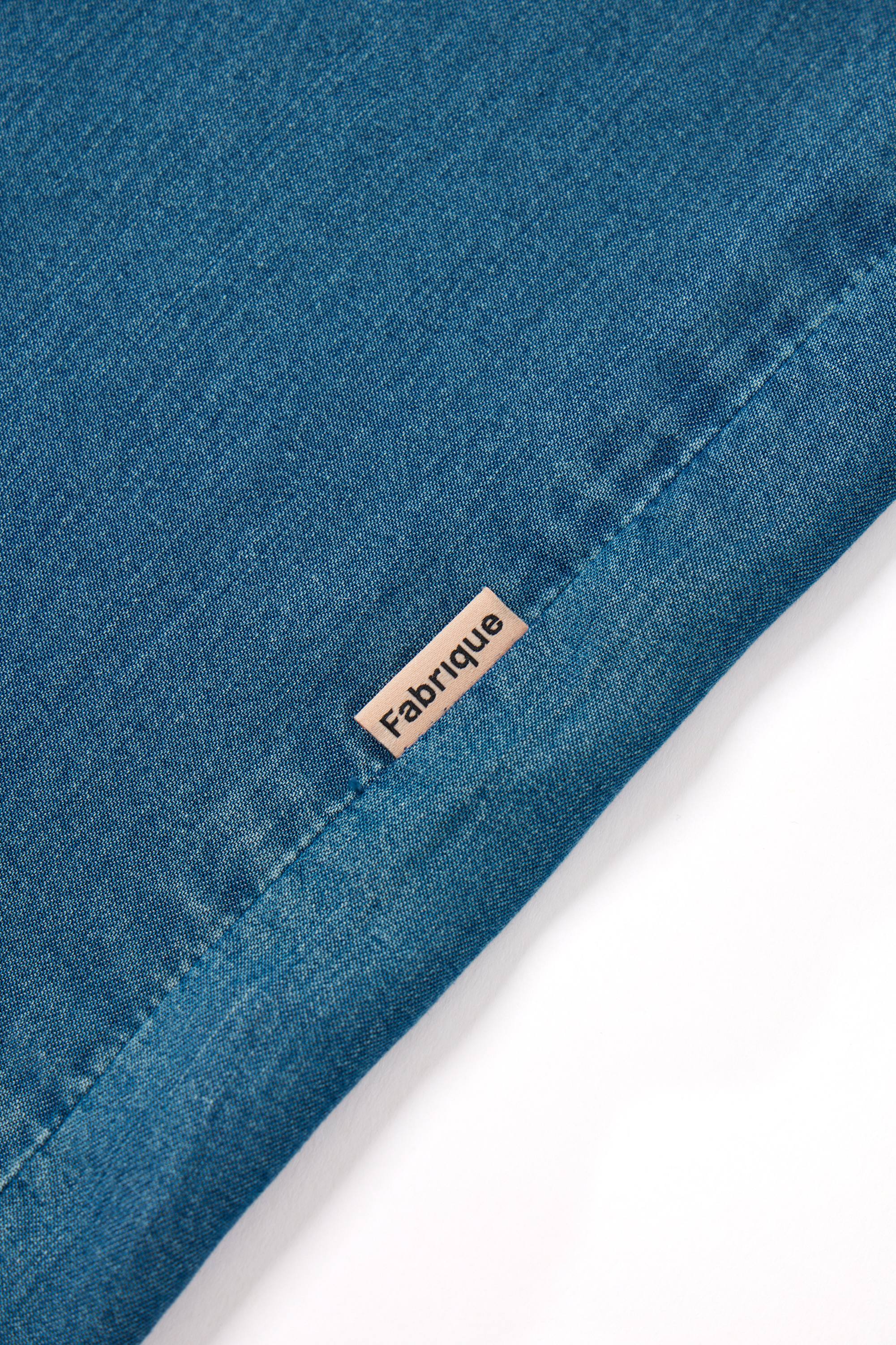 Willo Blue Tencel Denim Shirt – fbrq.com