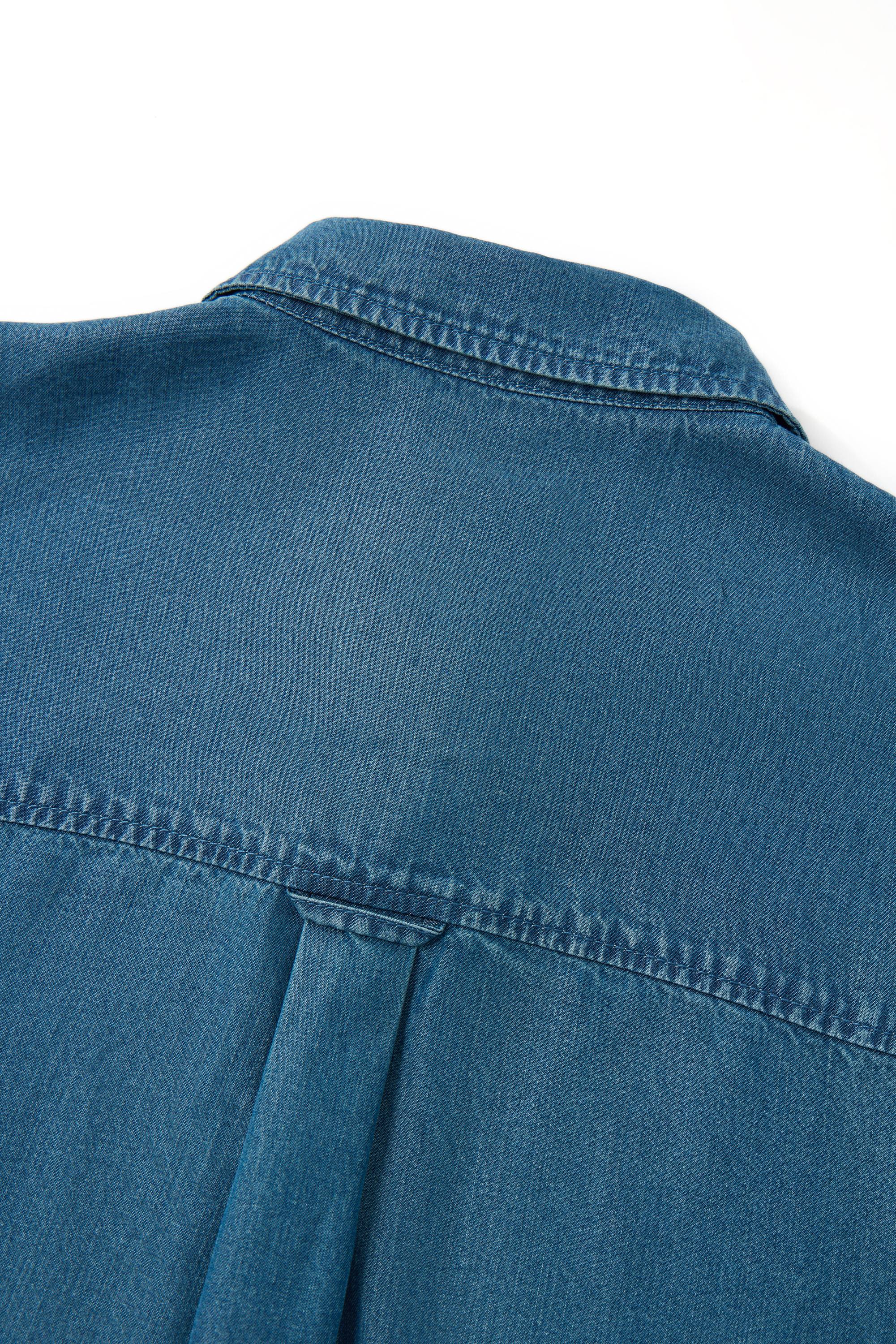 Willo Blue Tencel Denim Shirt – fbrq.com