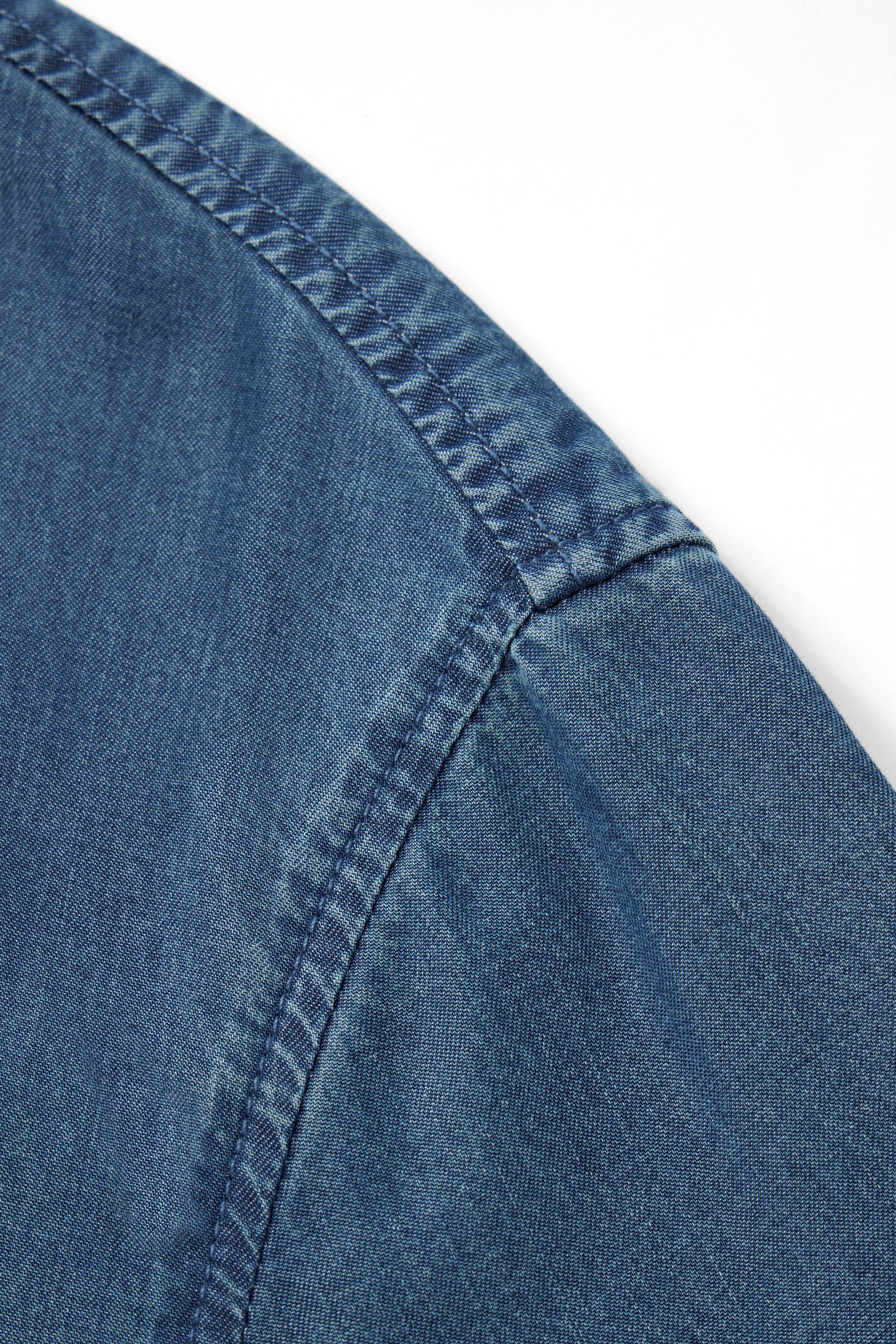 Willo Blue Tencel Denim Shirt – fbrq.com