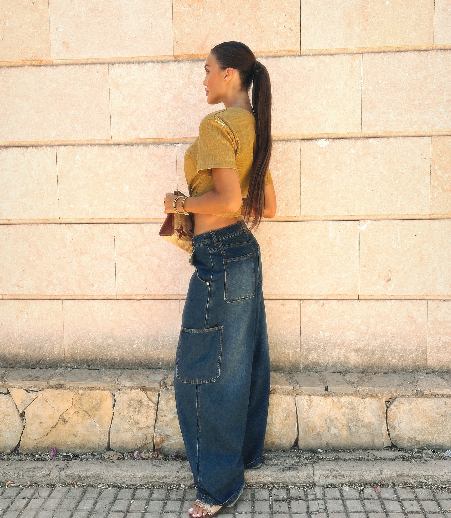 Nico 1967 Cargo Jeans in Cotton Denim – fbrq.com