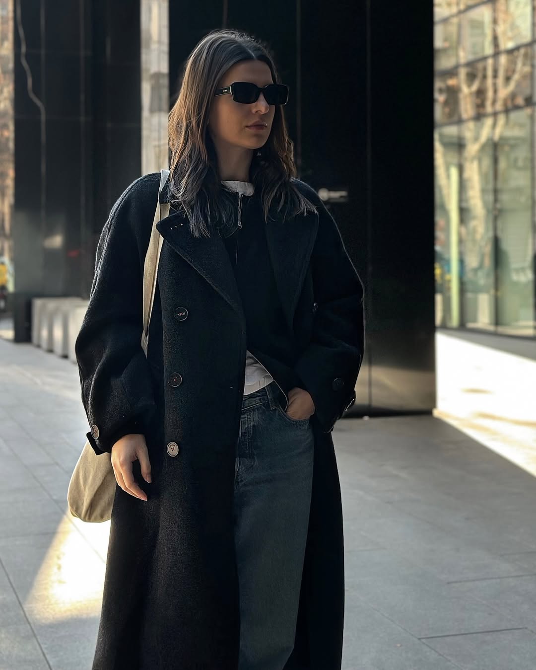Brandt Wool Coat in Wool – fbrq.com
