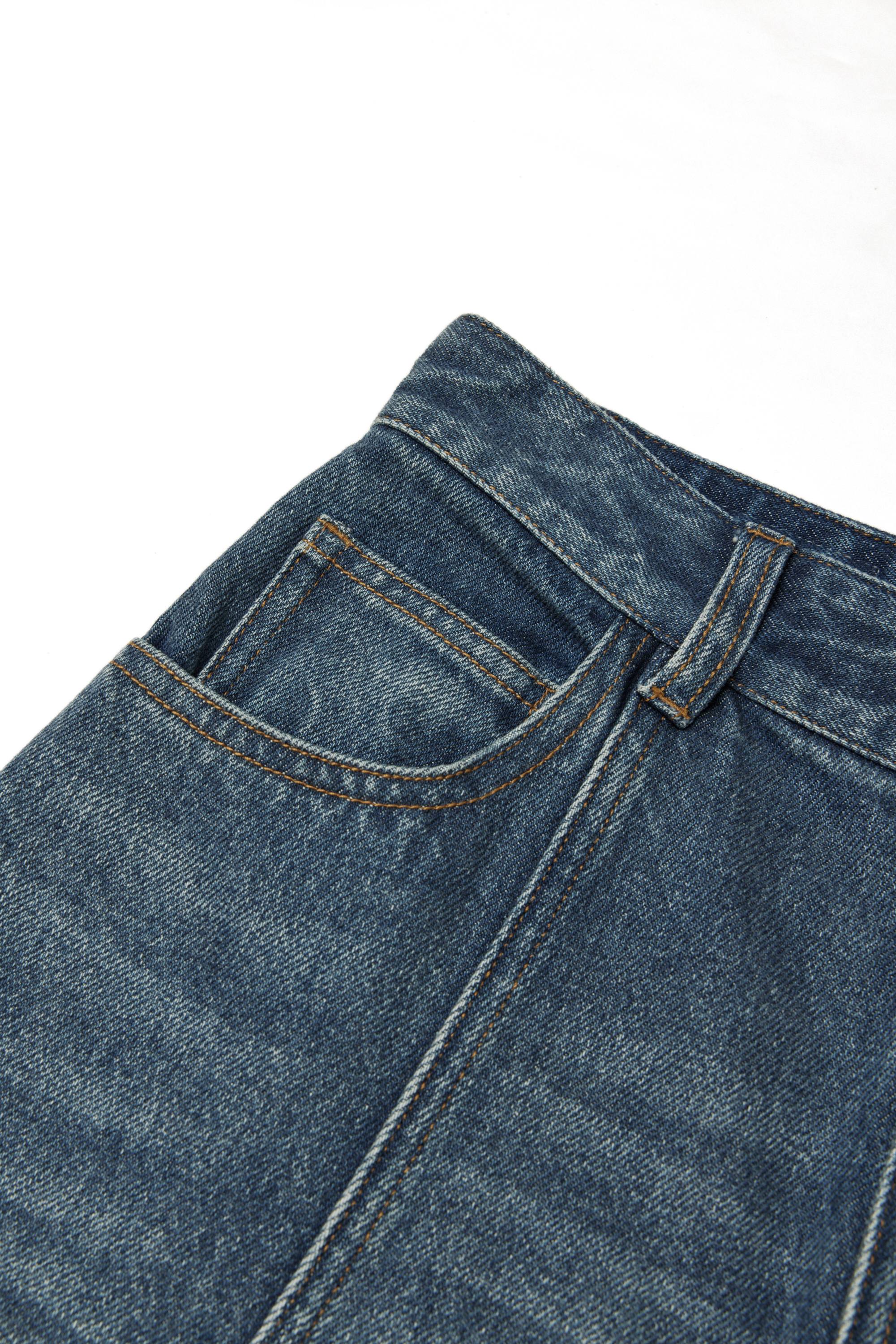 Lark Straight Leg Cuffed Jeans in Tencel Denim – fbrq.com